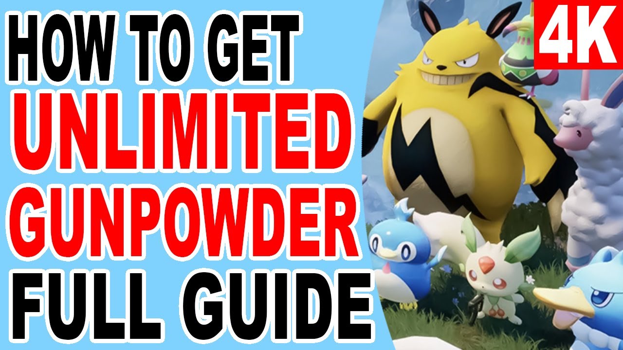 Unlimited Gunpowder Farm - Best Gunpowder AFK Farm Location - Palworld ...