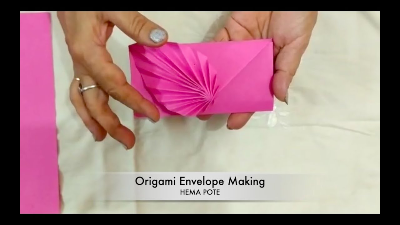 Origami Envelope Making - YouTube