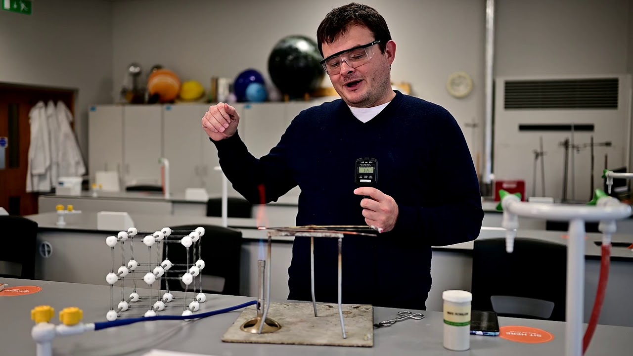 Thermal Conductivity Experiment - YouTube