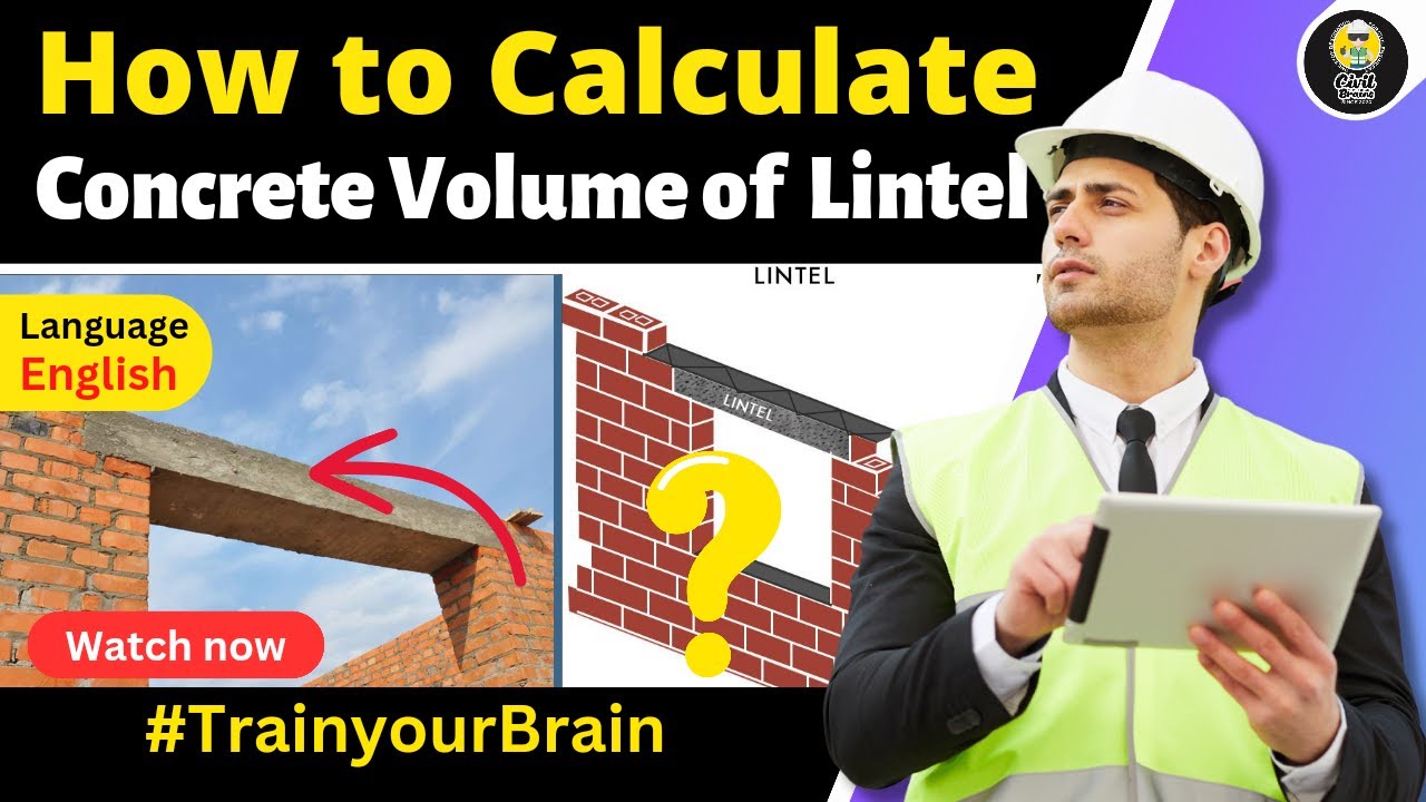 How to Calculate Concrete Volume of Lintel II Calculation of concrete ...
