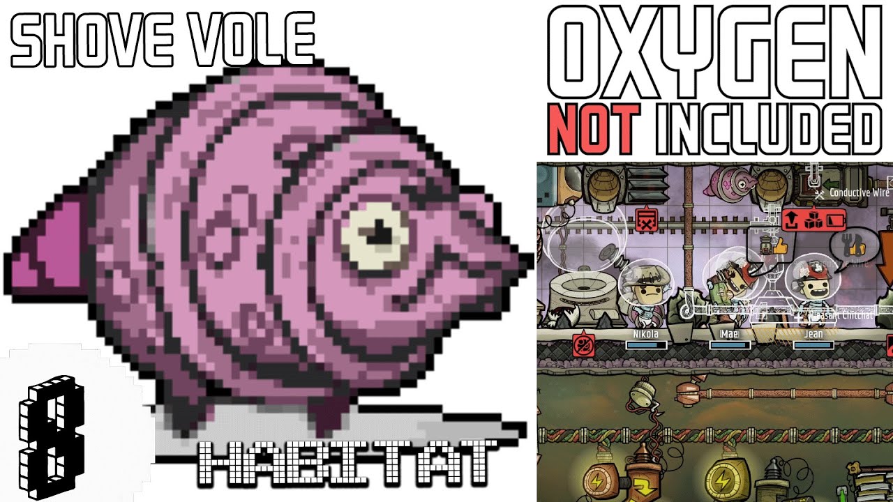 Oxygen Not Included - EP8 - Vamos melhorar o Habitat dos Shove Vole ...