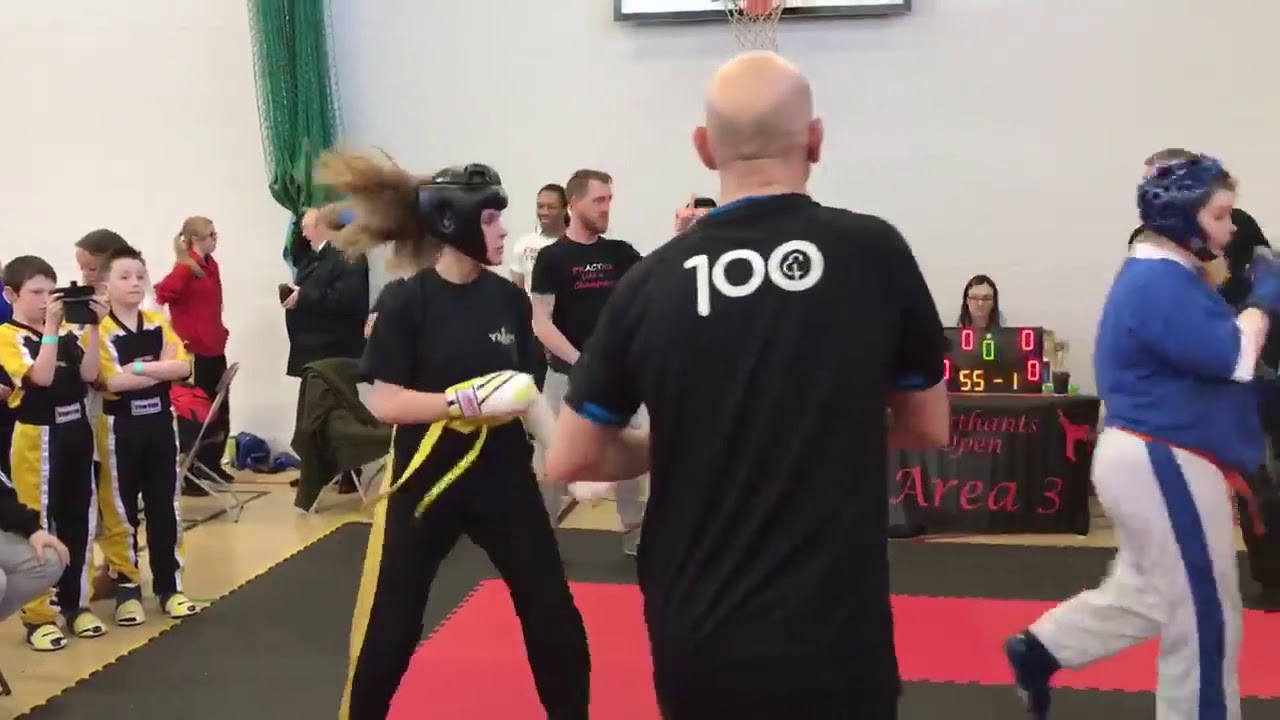 First kickboxing competition - Intermediates points fight - 1st place ...