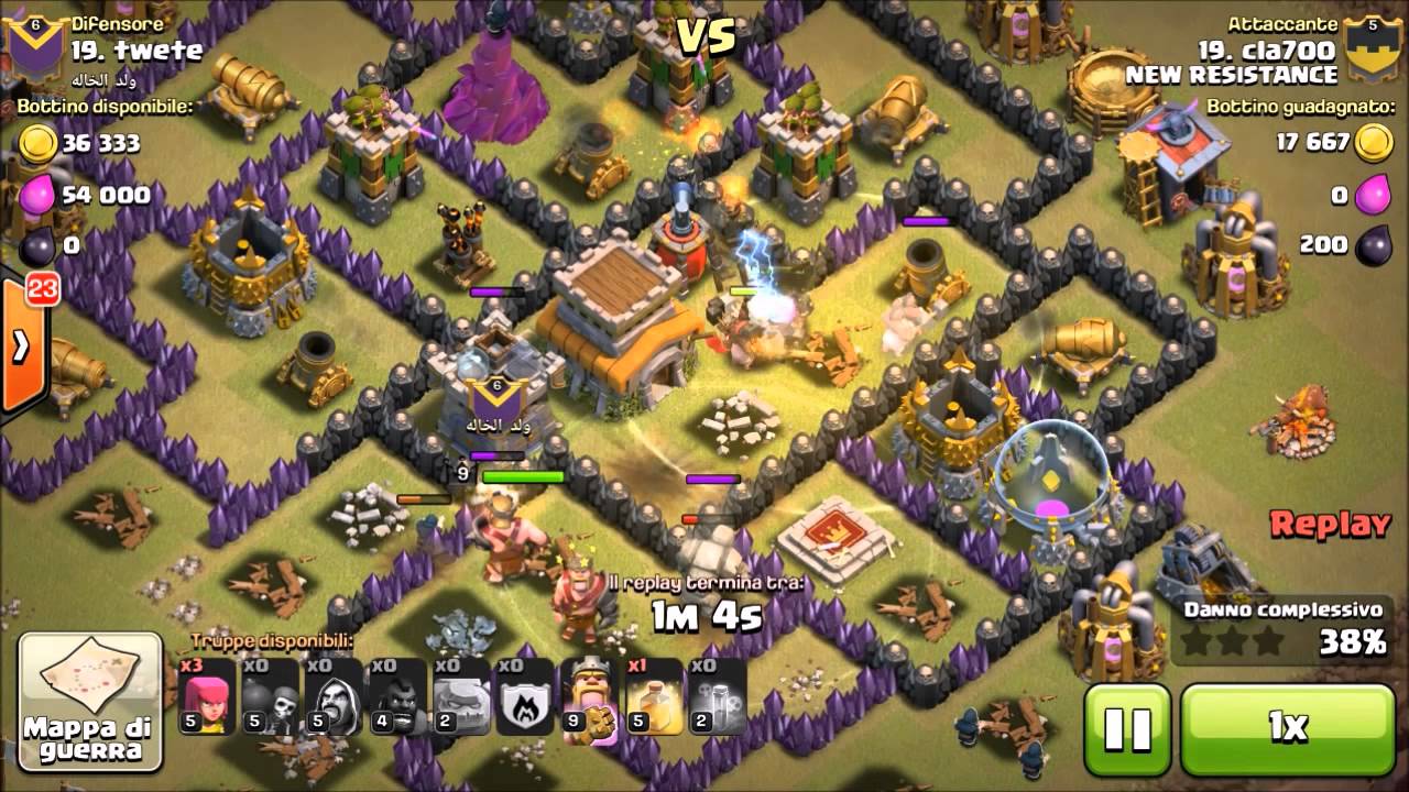 [TH8] 3 Stars HoGoWi TH8 maxed!! by cla700 -(Clash of Clans)- - YouTube