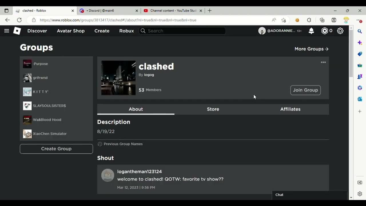 one of the first beaming girls - YouTube