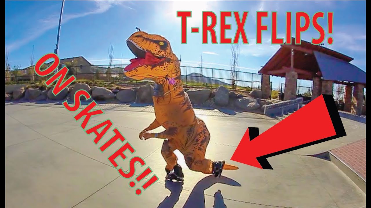 DINOSAUR FLIPS !!! - YouTube