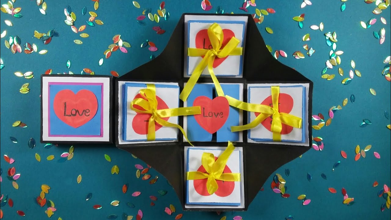 Birthday Explosion Box |Explosion Box For Boyfriend | Explosion Box ...