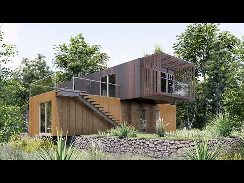 Container Home Design With ArchiCAD 24 - YouTube