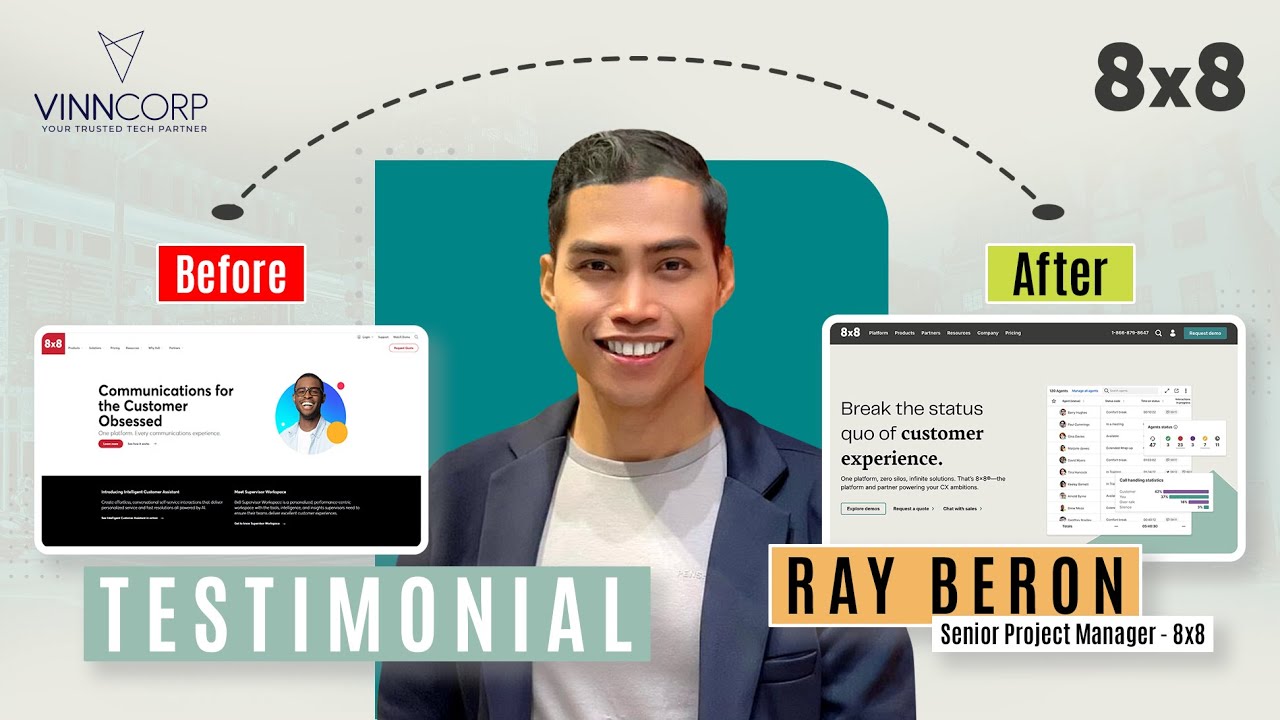 Testimonial - Ray Beron | 8x8 - YouTube
