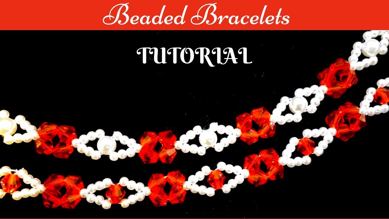 Jewelry making tutorial. Beginner beading tutorial. beaded bracelets ...