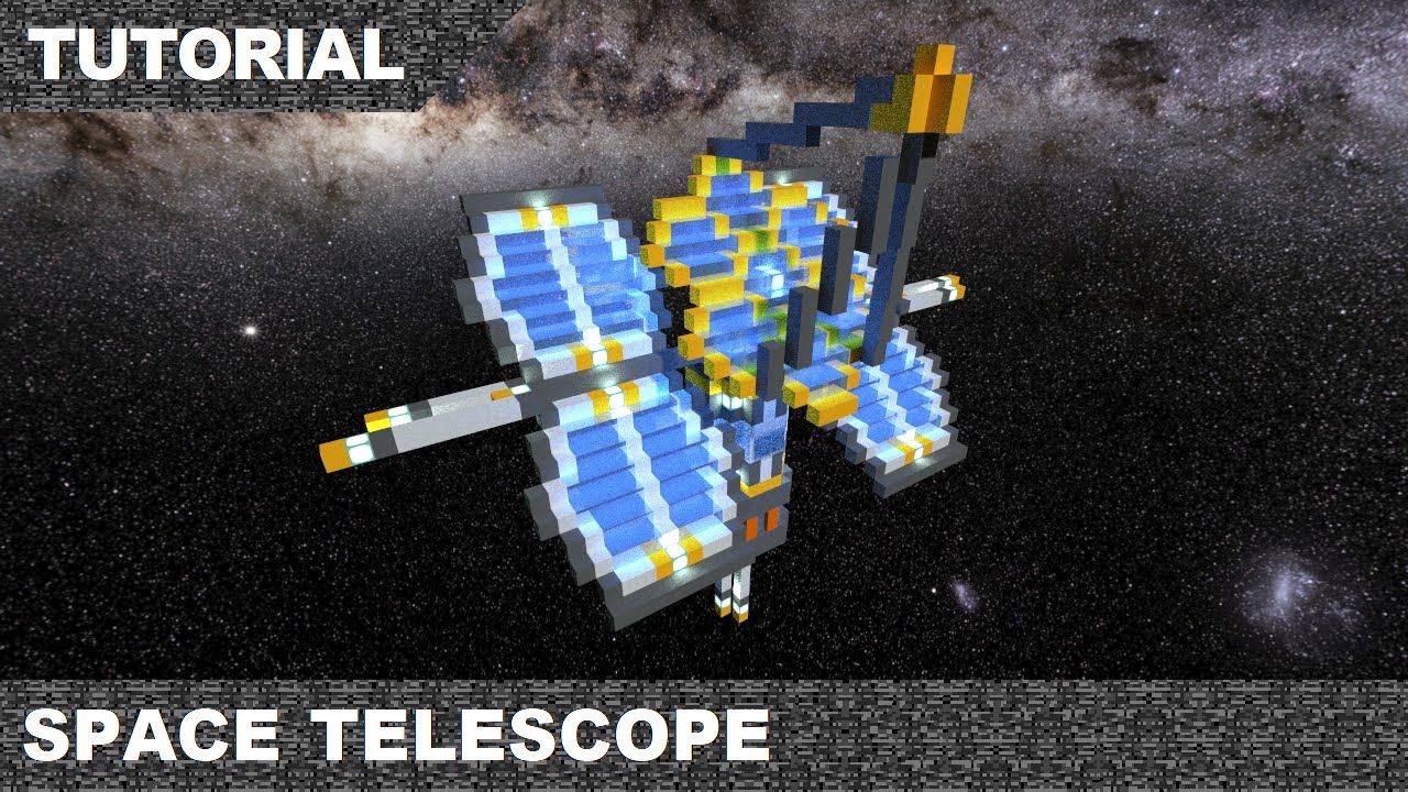 Minecraft Space Telescope Tutorial & Download - YouTube