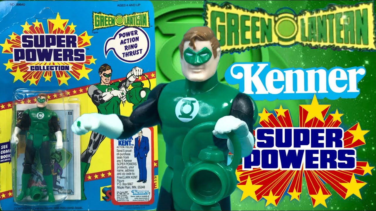 1985 Super Powers Green Lantern by Kenner Unboxing Review - YouTube