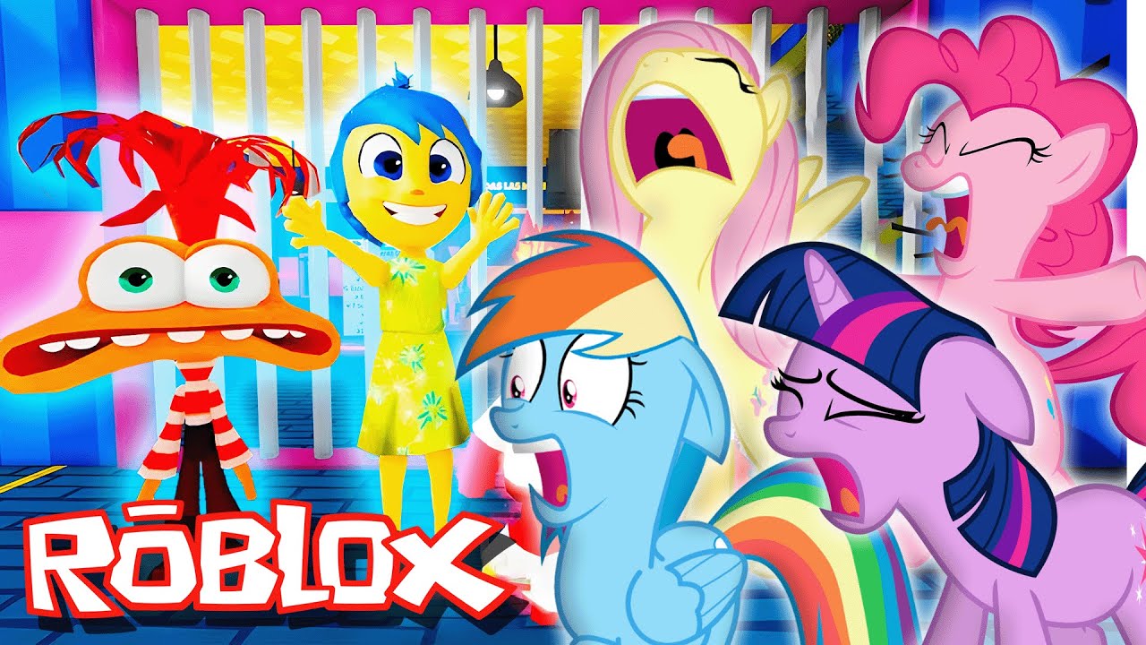 My Little Pony ESCAPE FAMILY INSIDE OUT 2 PRISON in Roblox - YouTube
