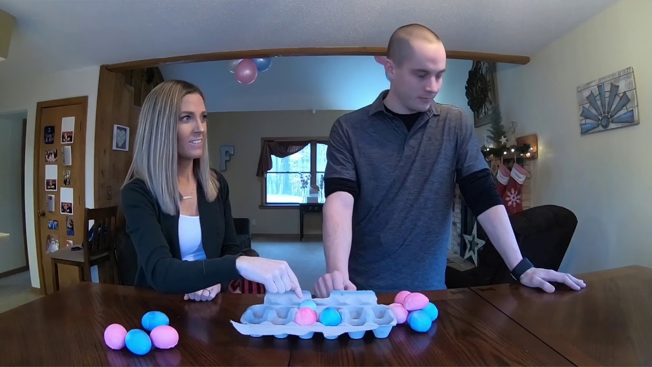 Baby Gender Reveal Egg Roulette Hilarious Ending - YouTube