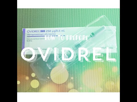 How to Prepare Ovidrel Subcutaneous Injection - Trigger Shot - YouTube