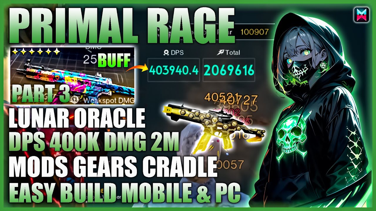 LUNAR ORACLE PRIMAL RAGE 400K🔥 DPS Best Build Guide – INSANE DAMAGE ...
