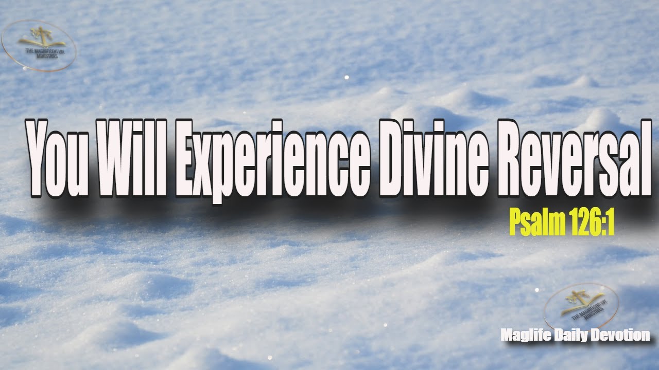 You Will Experience Divine Reversal |Magnificent Life Daily Devotion ...