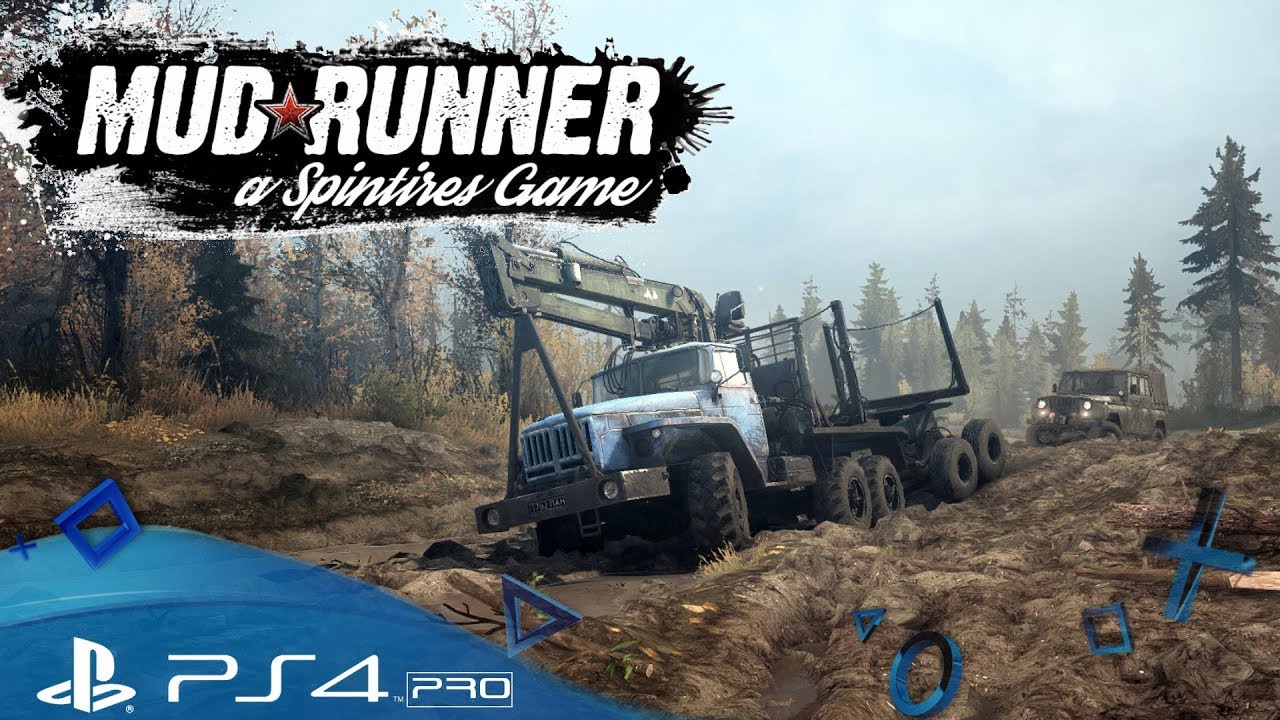 Spintires: MudRunner PS4 🇩🇪 - Die Challenge - Let´s Play MudRunner Deutsch - YouTube