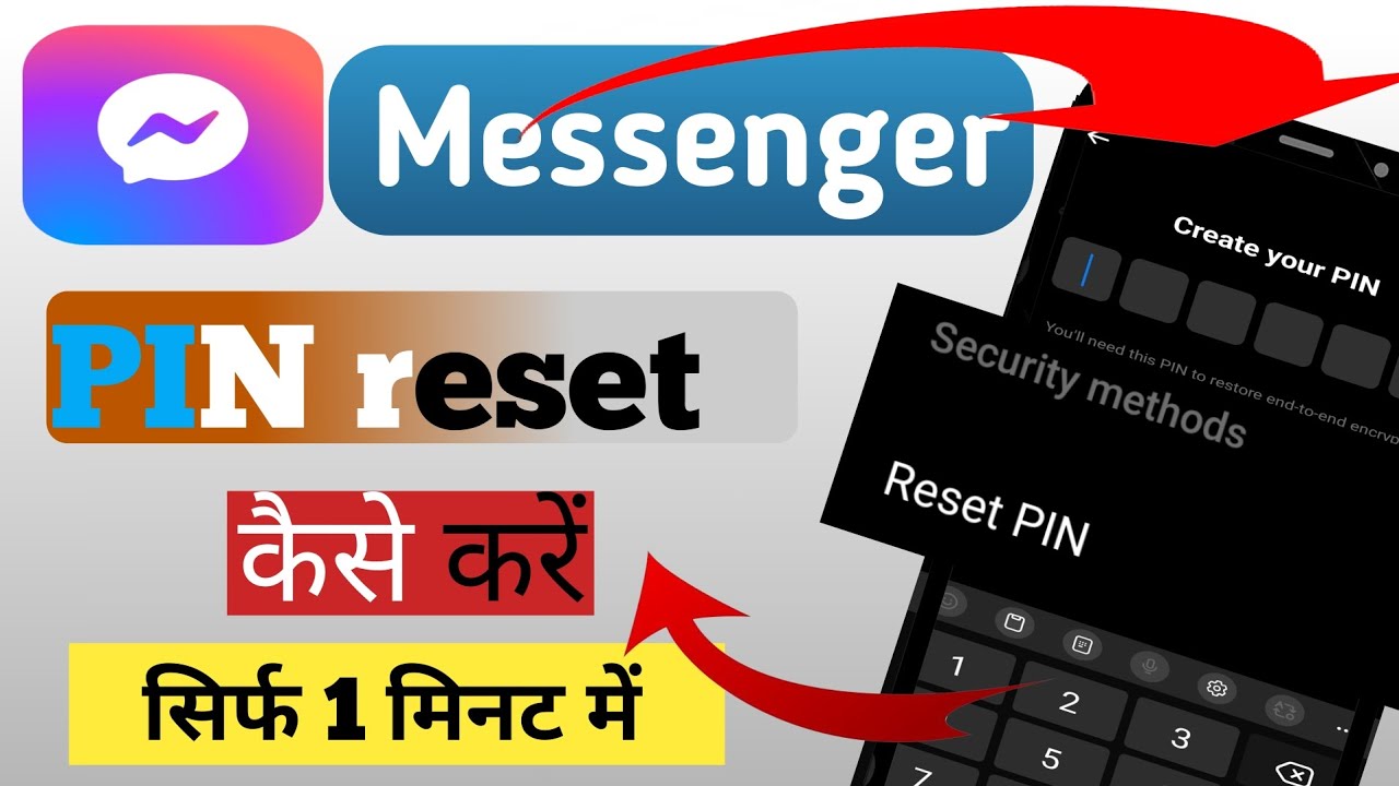 How to reset created pin in Facebook Messenger 2024 |Messenger upgraded ...