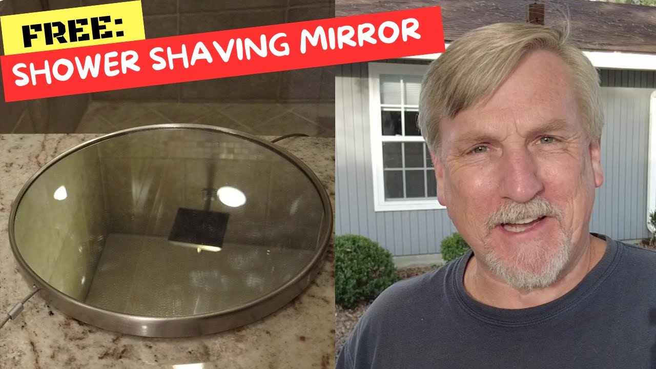 Free Shower Shaving Mirror - Repurpose And Save - YouTube
