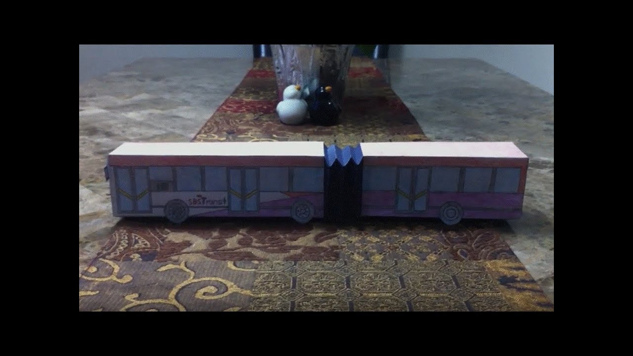 Paper Model SBS Transit Mercedes-Benz O405GN Bendy Bus (SBS999U) - YouTube