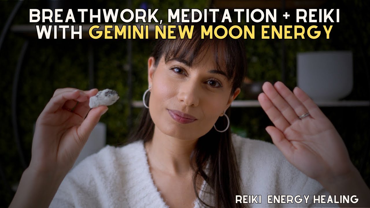 Gemini New Moon - Gentle Breathwork, Meditation & Reiki - YouTube