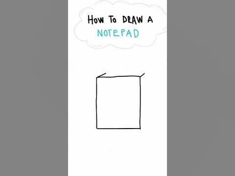 How to #draw a #notepad #shorts #doodle notepad #drawing tutorial # ...