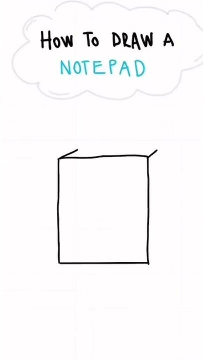 How to #draw a #notepad #shorts #doodle notepad #drawing tutorial # ...