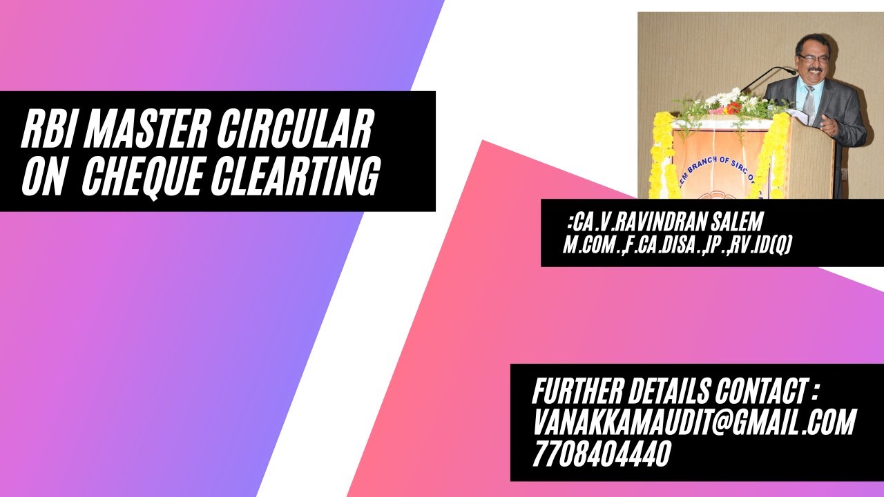 RBI's Fast Cheque Clearing Rule- is it a successful one? - YouTube