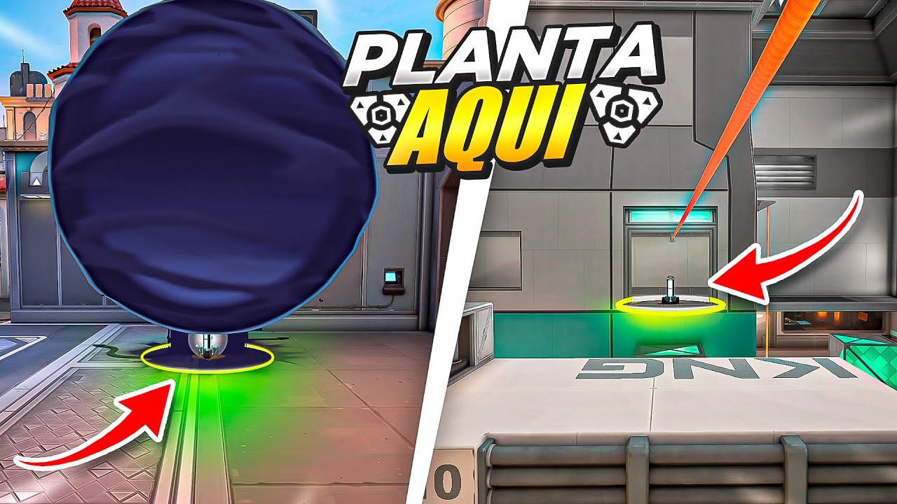 ¡LOS MEJORES PLANTES DE SPIKE EN VALORANT! - YouTube