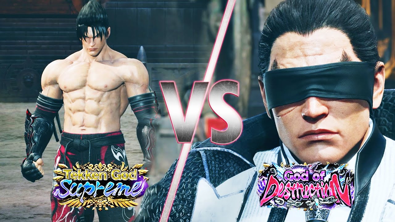 Tekken 8: JIN (TEKKEN GOD SUPREME) VS KAZUYA (GOD OF DESTRUCTION ...