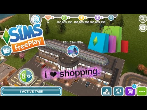 Sim's Freeplay mall clothing tour - YouTube