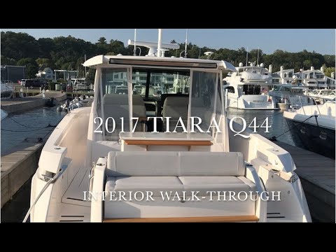 44' - 2017 Tiara Q44 Walk-Through - YouTube