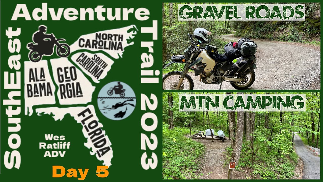 South East Adventure Trail - S.E.A.T. - Day 5 - SC, GA, NC - YouTube