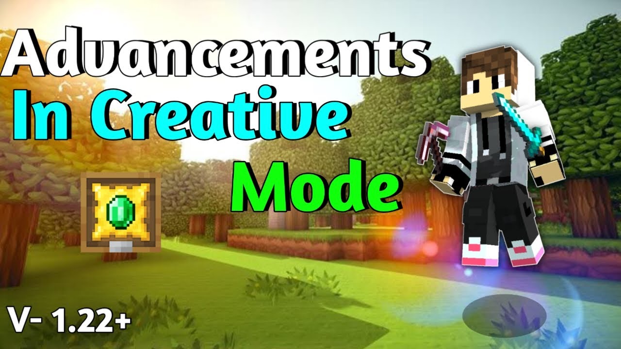 How to get Advancement in creative mode Minecraft Bedrock Edition 1.21 ...