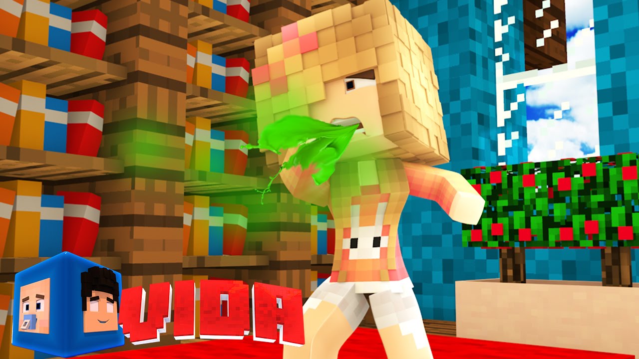 Minecraft : FILHA ESTÁ DOENTE !! #91 (MINECRAFT VIDA ) - YouTube