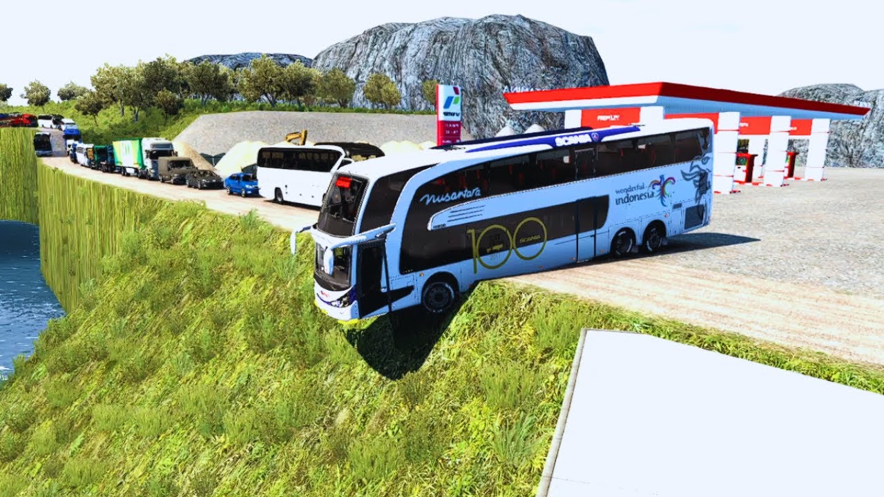 Worlds Most Dangerous Roads Bus Driver Trying To Save Passengers - YouTube