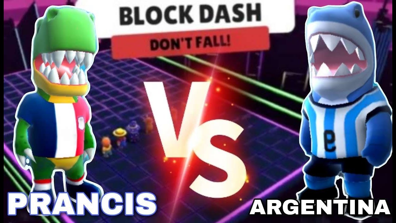 Block Dash Only Francis VS Argentina Dino Vs Hiu Skor 10 win Mabar Sini ...