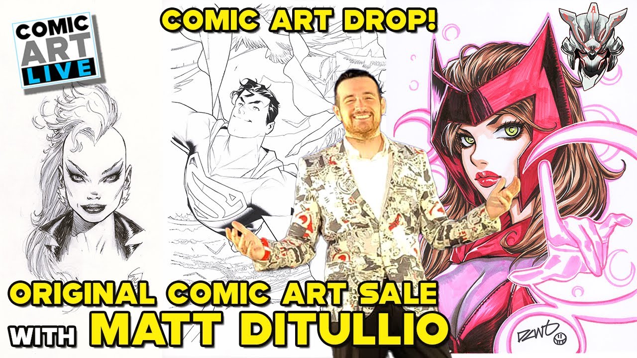 Ditullio Art Collective Comic Art Drop - 50 New Artworks For Sale - YouTube