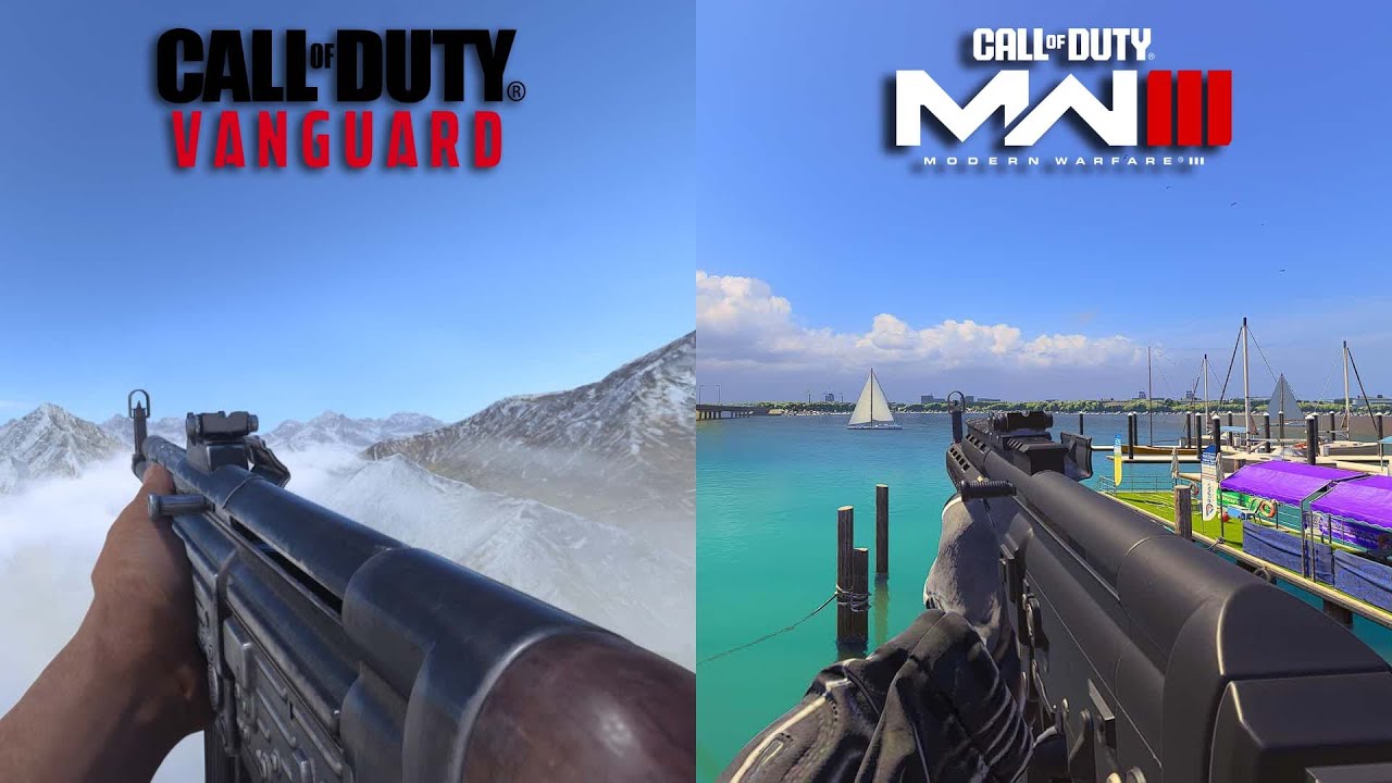 Call of Duty Vanguard VS Modern Warfare III : Weapon Comparison 4K ...