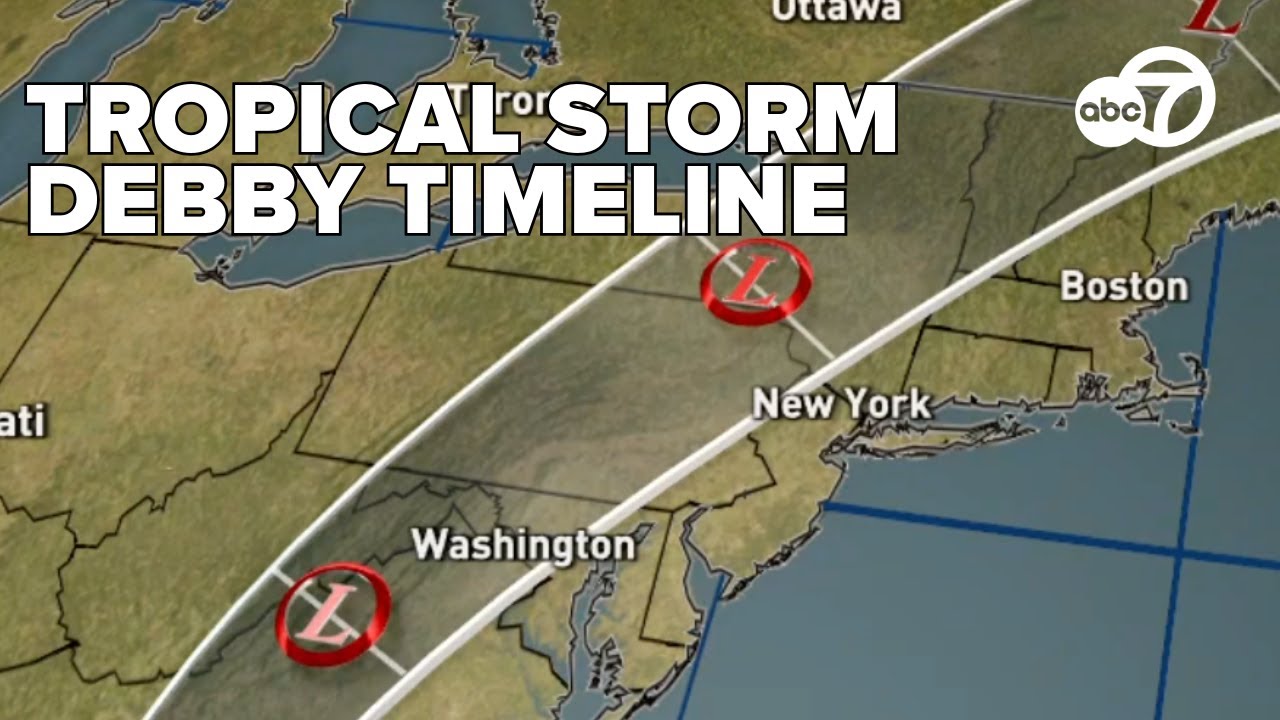 Debby Timeline: Second landfall, when to expect the tropical storm to ...