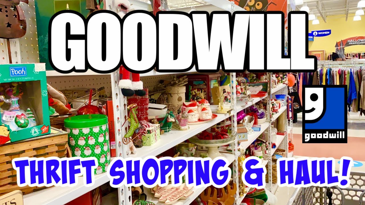 THRIFT WITH ME AT GOODWILL & HAUL! HOME DECOR THRIFT SHOPPING + How I ...