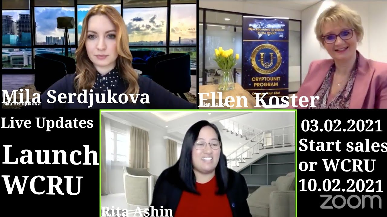 Hot News launch WCRU|Start sales of WCRU 03.02.2021 Mila serdjukova ...