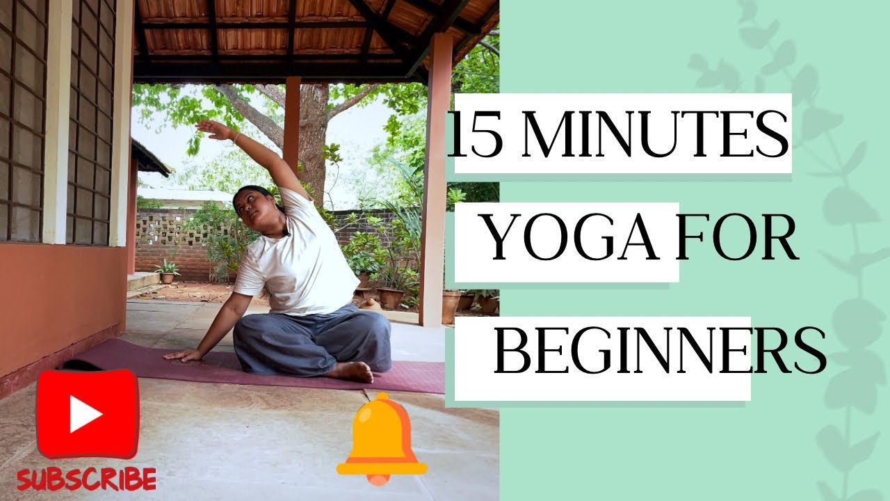 15 minutes Daily Yoga with Breathing | Beginners Yoga Asana Practice ...