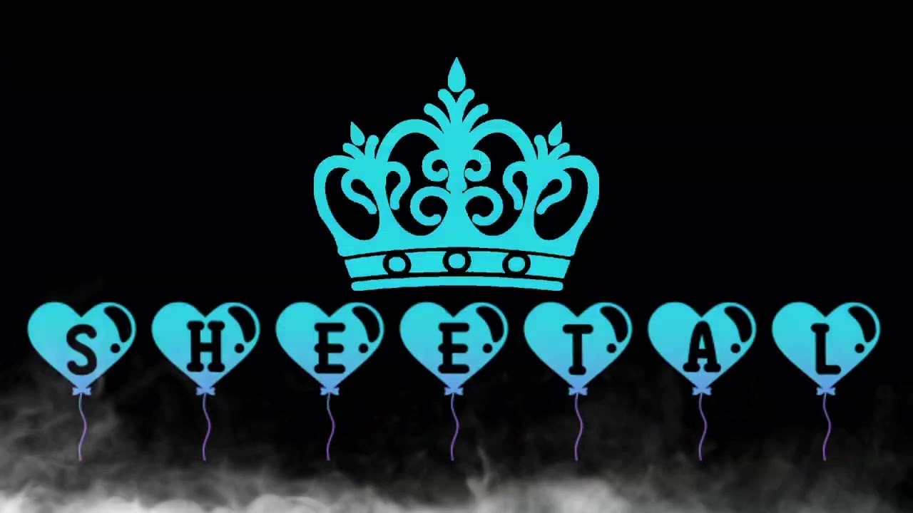 Sheetal name 3d whatsapp status viral video 💓 - YouTube