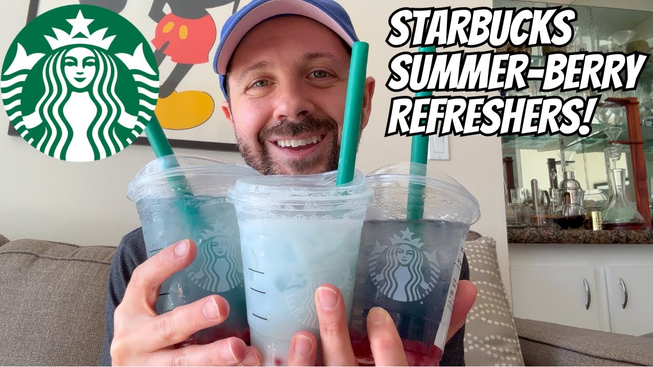 Summer Berry Starbucks Refreshers Review! - YouTube