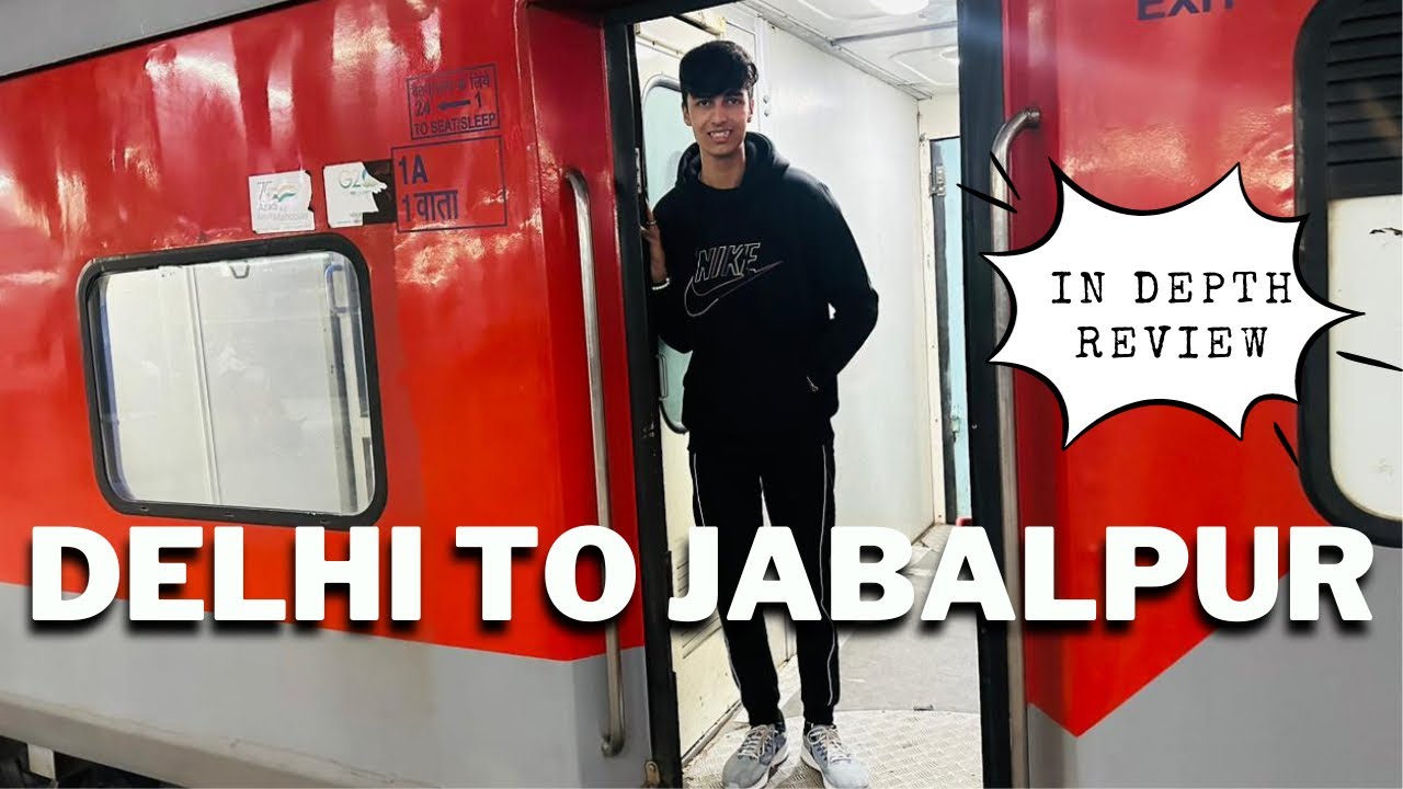"Delhi to Jabalpur:Gondwana S F Express 1st AC Review🚄#TrainTravel # ...