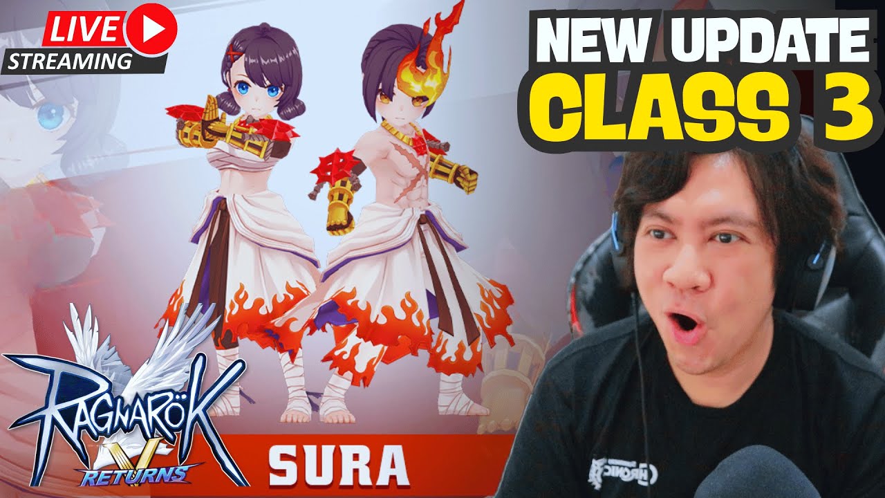 LIVE Akhirnya New Update 3rd CLASS - Ragnarok V Returns Indonesia - YouTube