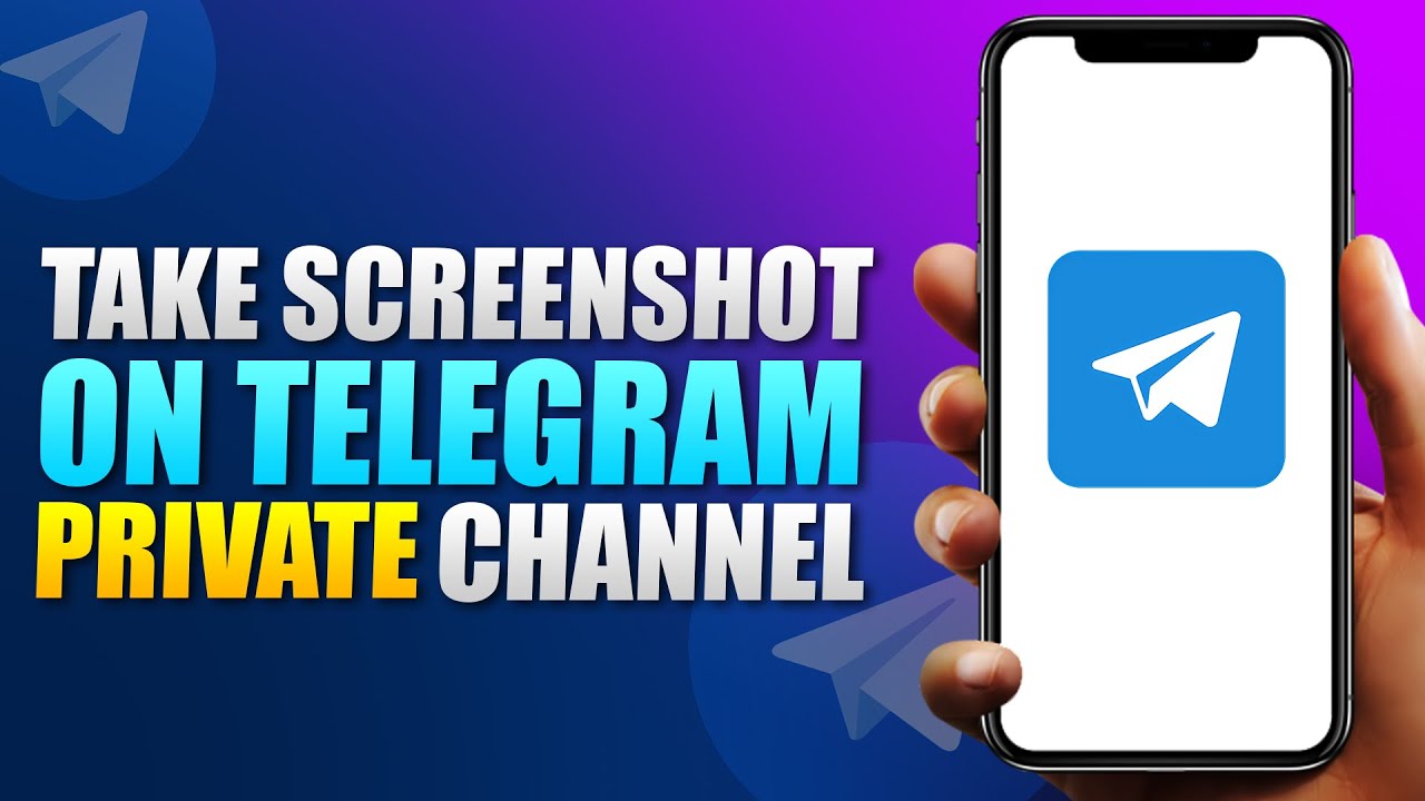 How to take screenshot of telegram private channel | PIN TECH | - YouTube