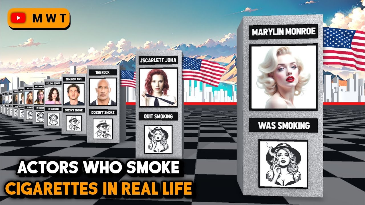 Famous Actors Who Smoke Cigarettes In Real Life - YouTube