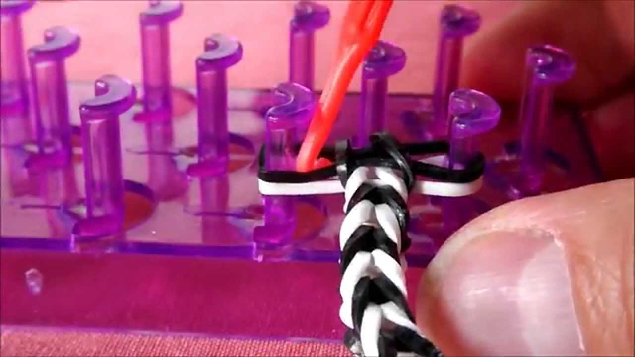 Step By Step Easy Loom Band Tutorial - Fishtail Bracelet - YouTube